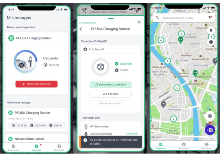 Planificar tu ruta en coche eléctrico: 6 aplicaciones clave